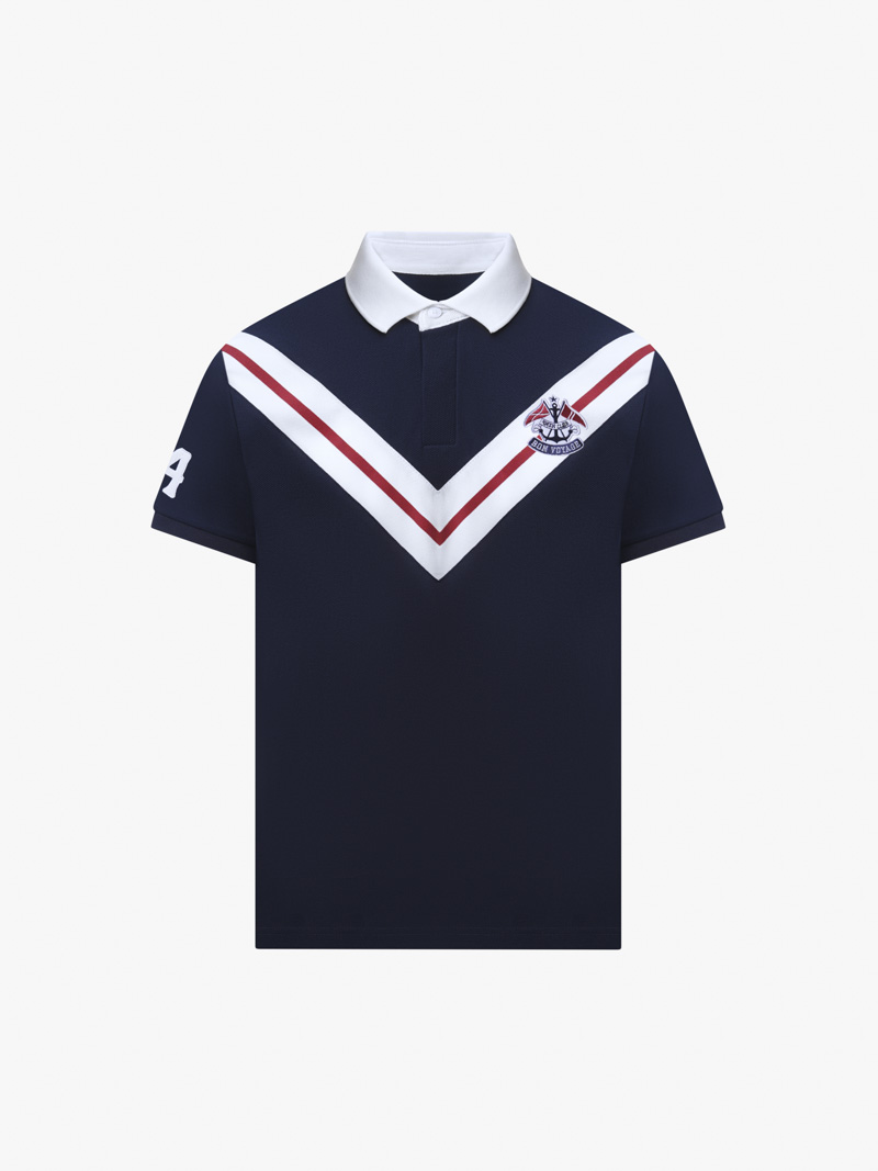 Áo Polo Rã Phối Thêu Đắp Con Giống Form Regular PO127 Màu Xanh Đen - Mã ...